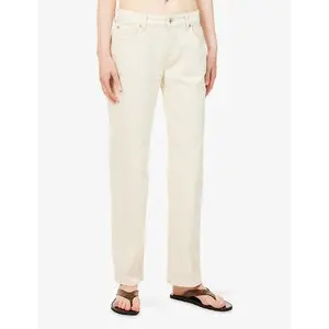 7 For All Mankind Calie Straight-leg Denim Jeans