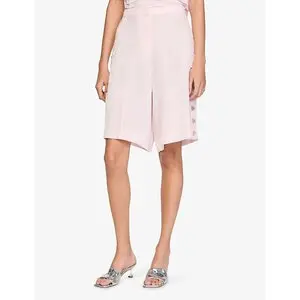 Sandro Floral Jacquard Bermuda Shorts