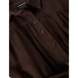 Whistles Collared Short-sleeve Utility Linen Jumpsuit