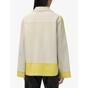 Loewe Turn-up Suede Jacket - Light Grey