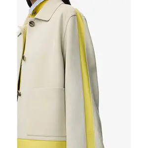 Loewe Turn-up Suede Jacket - Light Grey