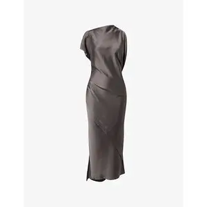 Victoria Beckham Sleeveless Draped Maxi Gown - Ore