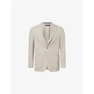 Sunspel Single-breasted Linen Blazer