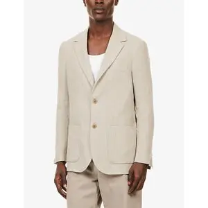 Sunspel Single-breasted Linen Blazer
