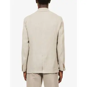 Sunspel Single-breasted Linen Blazer