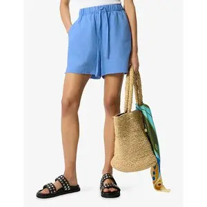 Whistles Drawstring Elasticated Waist Linen Shorts