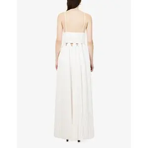Simkhai Selene Woven Maxi Gown