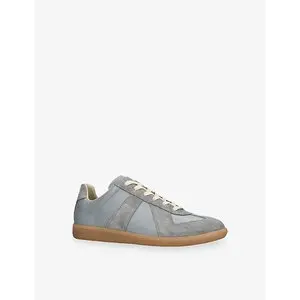 MAISON MARGIELA Replica Leather Trainers - Blue/pal.c