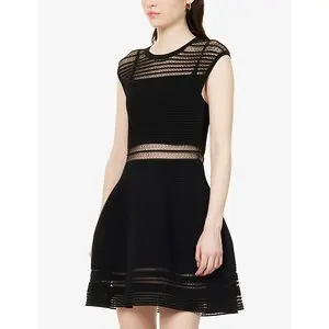 Simkhai Sleeveless Sheer Woven Mini Dress