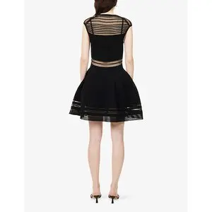 Simkhai Sleeveless Sheer Woven Mini Dress