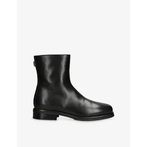 COLLEGIUM Leather Ankle Boots With Zip Fastening
