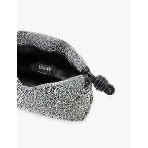 Loewe Flamenco Beads Mini Purse - Black/silver