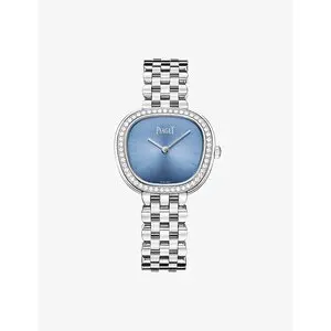 PIAGET Stainless Steel And Diamond Quartz Watch - Silver