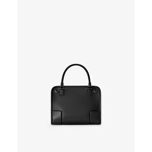 Loewe Amazona 180 Medium Leather Top-handle Bag - Black