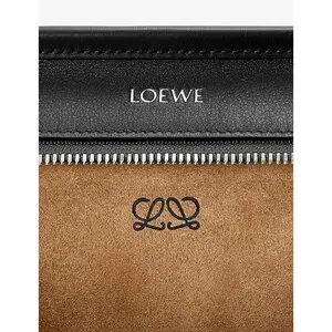Loewe Amazona 180 Medium Leather Top-handle Bag - Black