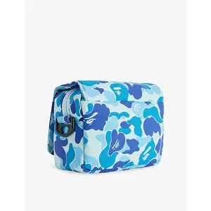 A BATHING APE Camo Mini Shoulder Bag - Blue