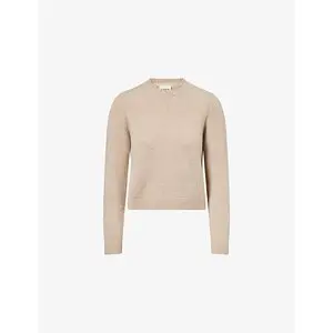 Khaite Leta Cashmere Crewneck Jumper - Putty