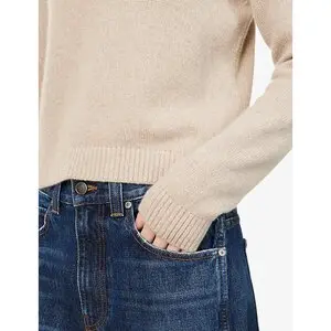 Khaite Leta Cashmere Crewneck Jumper - Putty