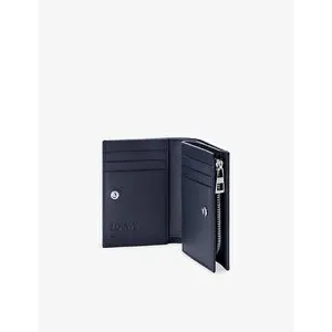 Loewe Anagram Compact Leather Wallet - Deep Navy
