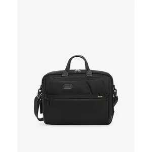 Tumi Alpha 4 Large Nylon Briefcase - Black