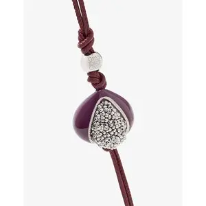Loewe Fig Brass And Enamel Bag Charm