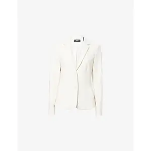 Theory Shaped Long-sleeve Woven Blazer