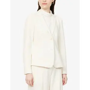 Theory Shaped Long-sleeve Woven Blazer