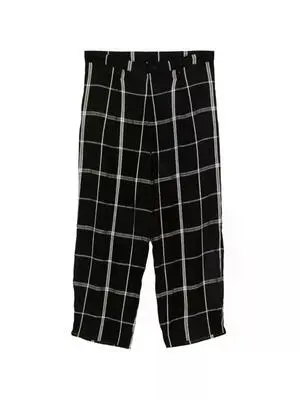 LIMI FEU Check-pattern Trousers