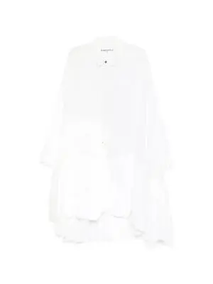 RUNDHOLZ Ruffled Tiered Dress - White