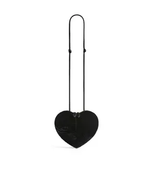 Alaïa Le Cœur Shoulder Bag - Black