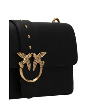 Pinko Love One Logo Plaque Mini Crossbody Bag