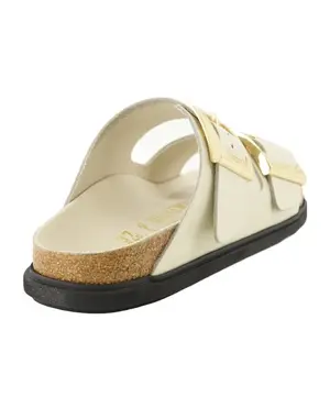 BIRKENSTOCK Arizona Buckled Leather Sandals - Nude