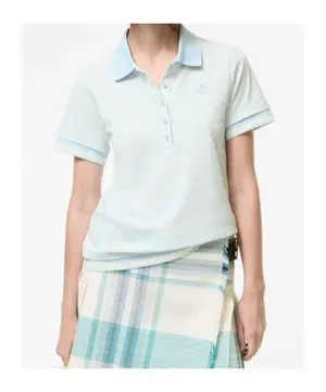Burberry Striped Cotton Polo Shirt
