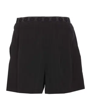 Kenzo Boke Flower Embroidered Drawstring Shorts