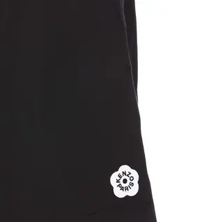 Kenzo Boke Flower Embroidered Drawstring Shorts