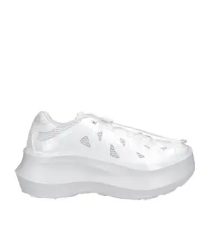 Comme Des Garçons Round-toe Sneakers - White