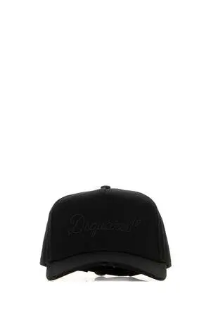 Dsquared2 Cotton Baseball Cap - Black