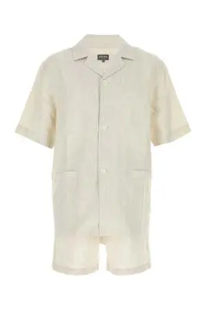 Zegna Embroidered Linen Pyjama