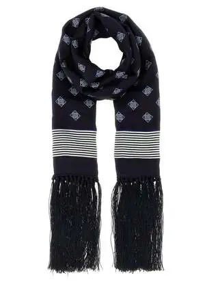 BODE Printed Silk Scarf
