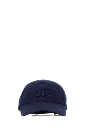 JIL SANDER Navy Twill Baseball Cap - Blue
