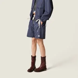 Miu Miu Technical Fabric Bermudas