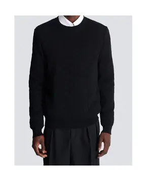 Balmain Monogram Knit And Leopard Pattern Jumper