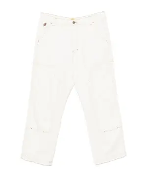 ICECREAM Workwear Belted Casual Pants - White