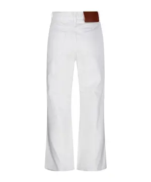 Victoria Beckham Wide-leg Nine-quarter Jeans