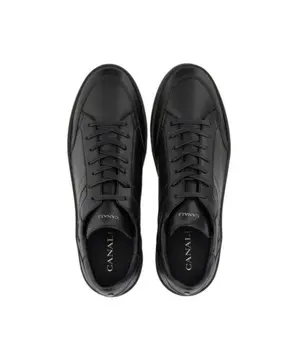 Canali Lace-up Round Toe Sneakers
