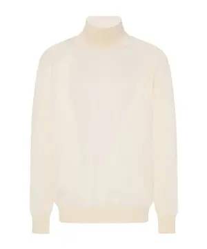 THE ROW Orly High-neck Sweater - Ivory