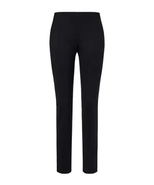 THE ROW Pleated Straight Leg Pants - Black