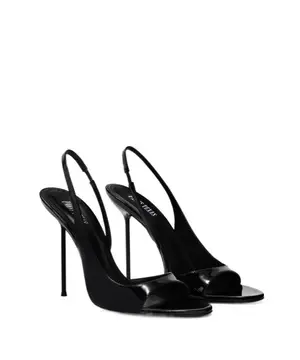 Paris Texas Slingback Open-toe Pumps