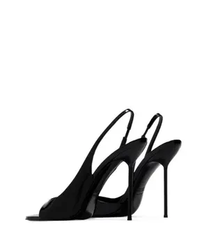 Paris Texas Slingback Open-toe Pumps