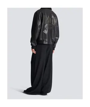 Balmain Aviator Zip-up Bomber Jacket